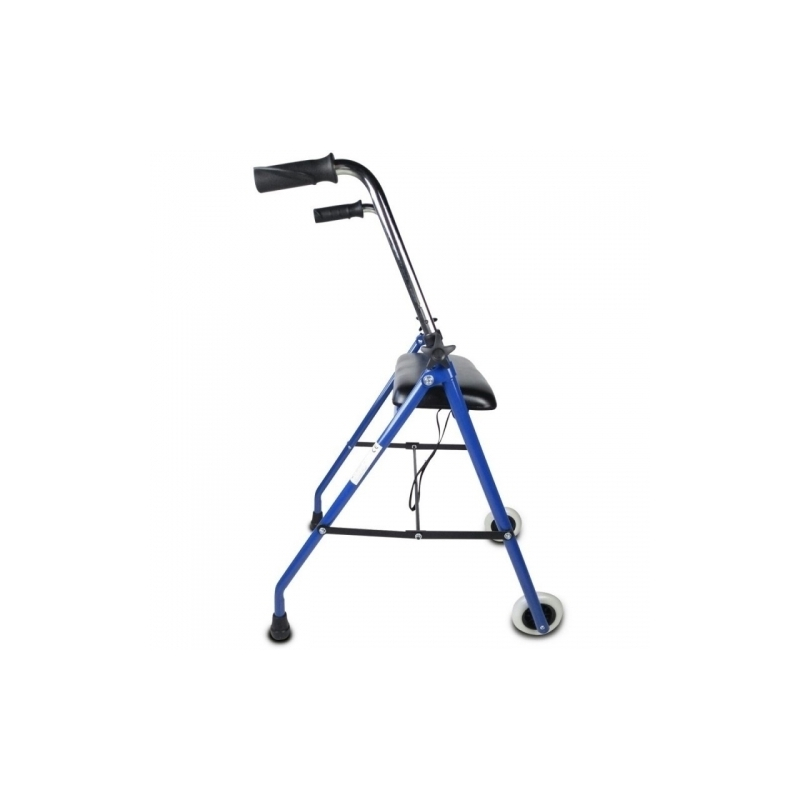 Gehhilfe für ältere Menschen | Faltbar | Sitz | 2 Räder | Blau | Merida ...