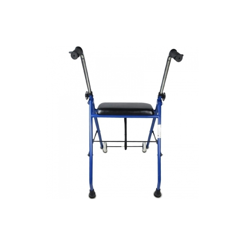 Gehhilfe für ältere Menschen | Faltbar | Sitz | 2 Räder | Blau | Merida ...