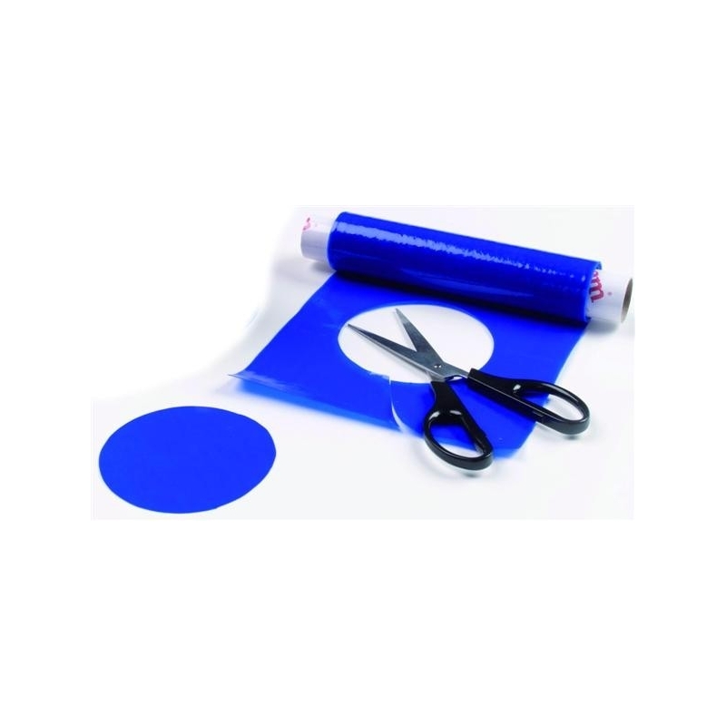 Dycem rouleau de glissement rectangulaire de 20 cm x 2 m bleu